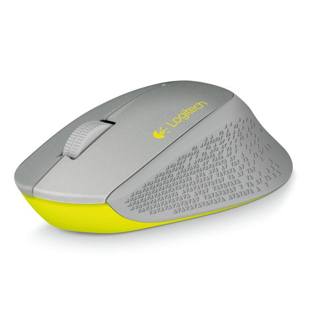 Logitech Wireless Mouse M280 Grey/Yellow - NO RECEIVER — 4Surpluscity