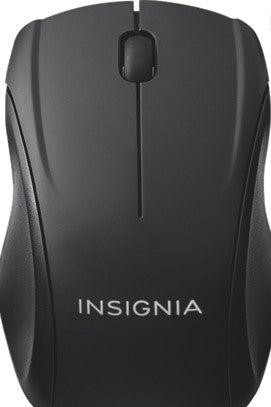 Insignia Wireless Optical Mouse - Black — 4Surpluscity