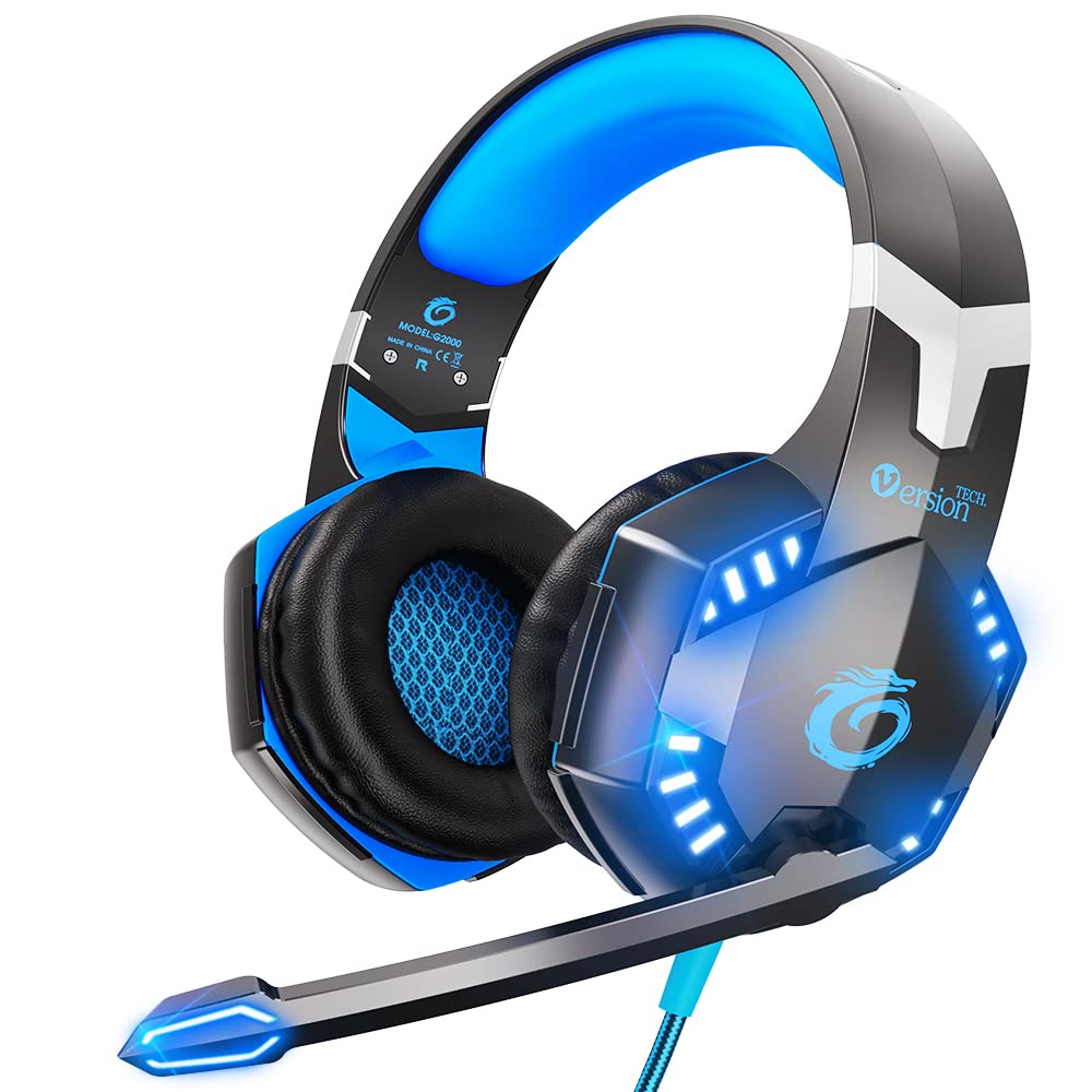 VersionTECH. G2000 Gaming Headset for PS5 PS4 Xbox One — 4Surpluscity