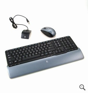 Logitech S520 Cordless Desktop Keyboard and Laser Mouse 920-000922 ...