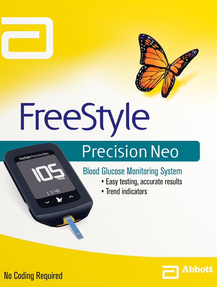 Abbott FreeStyle Precision Neo Blood Glucose Monitoring System ...