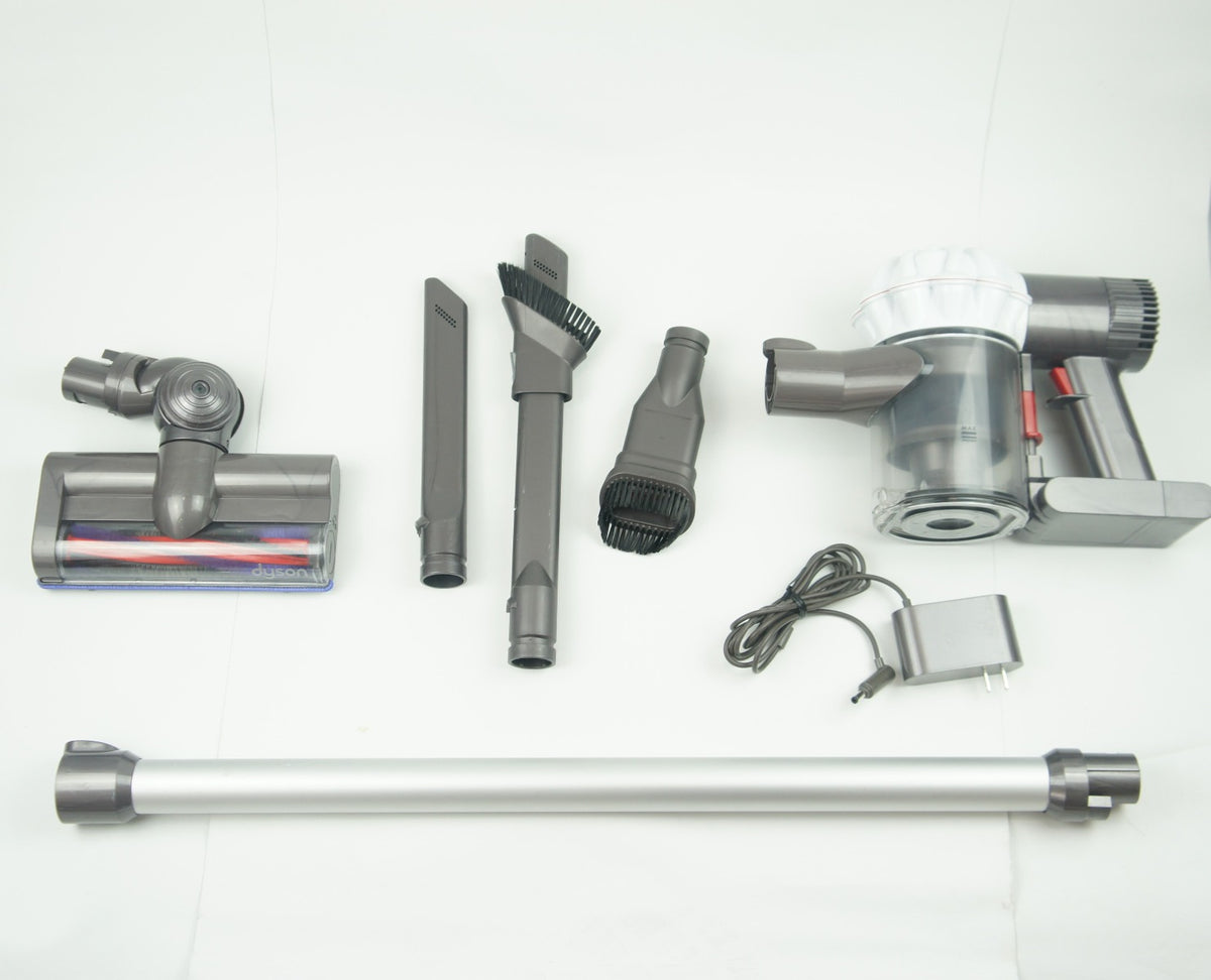 Dyson V6 Cordless Stick Vacuum Cleaner W/ Attachments - White/Silver ...