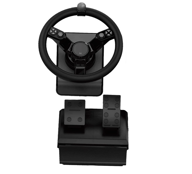 Logitech Saitek Farming Simulator Wheel and Pedals - Black — 4Surpluscity