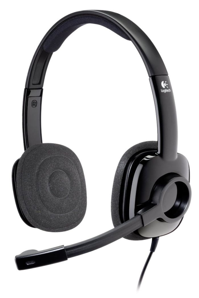 Logitech H250 Stereo Headset 3.5mm BLACK — 4Surpluscity
