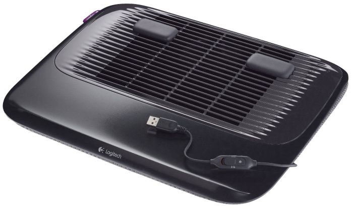 Logitech N200 Cooling Pad with USB Powered 2-Speed Fan — 4Surpluscity