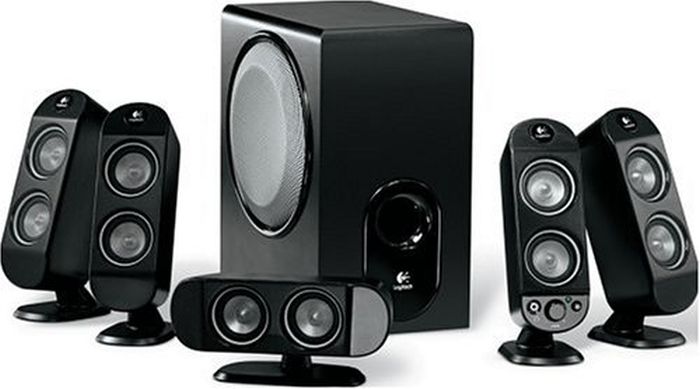 Logitech X-530 5.1 Speaker System with subwoofer — 4Surpluscity