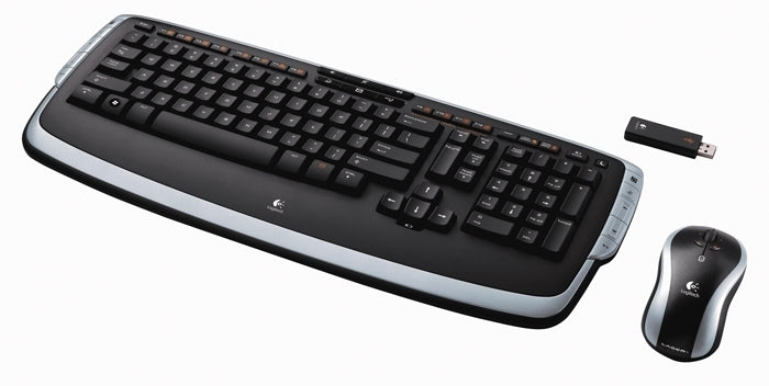 Logitech LX710 FRENCH LAYOUT Cordless Laser Desktop Keyboard Mouse and ...