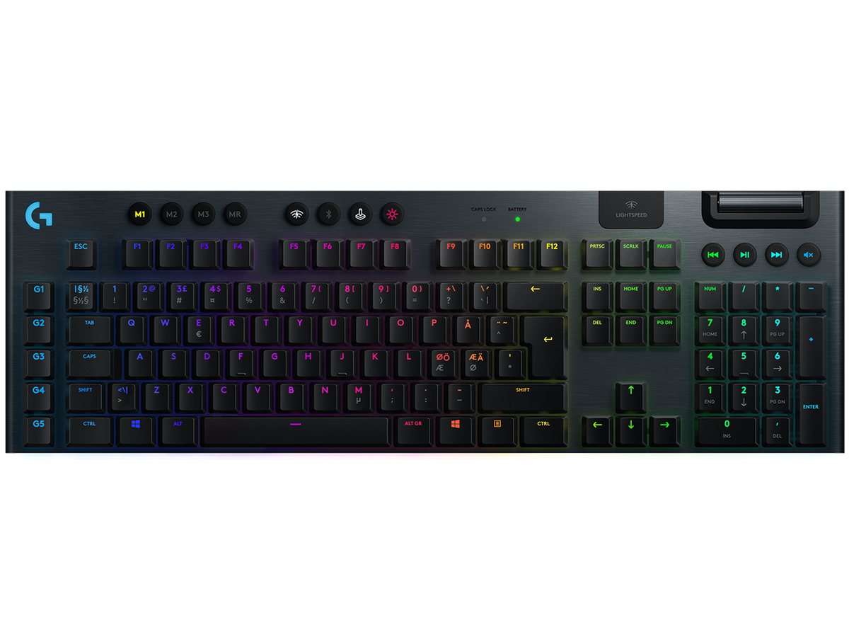 Logitech G915 RGB Wireless Keyboard Linear WIRED/BLUETOOTH ONLY (No Re ...