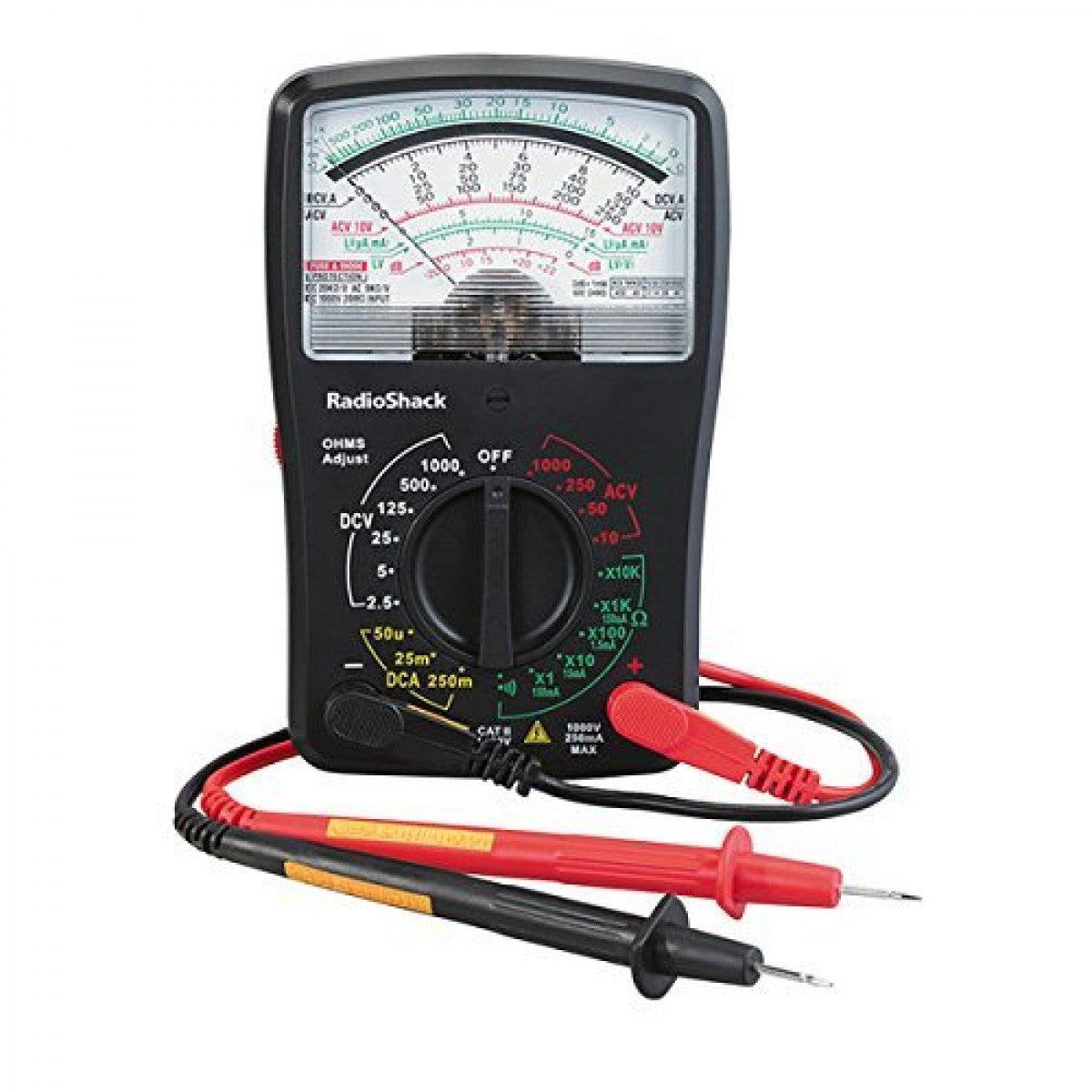 RadioShack 19-range Analog Multimeter Tests Voltage Current — 4Surpluscity