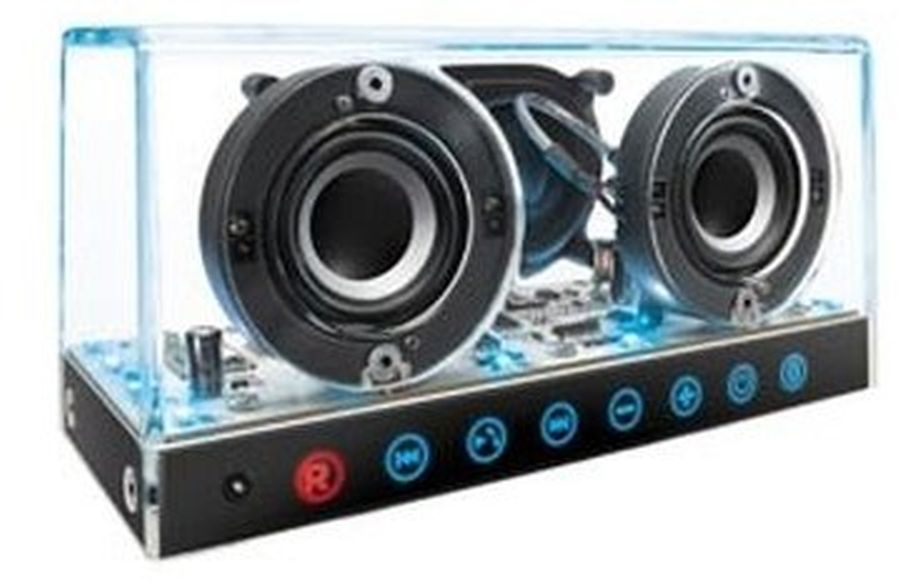 RadioShack Limited Edition LIT Portable Light-Up Bluetooth Speaker ...