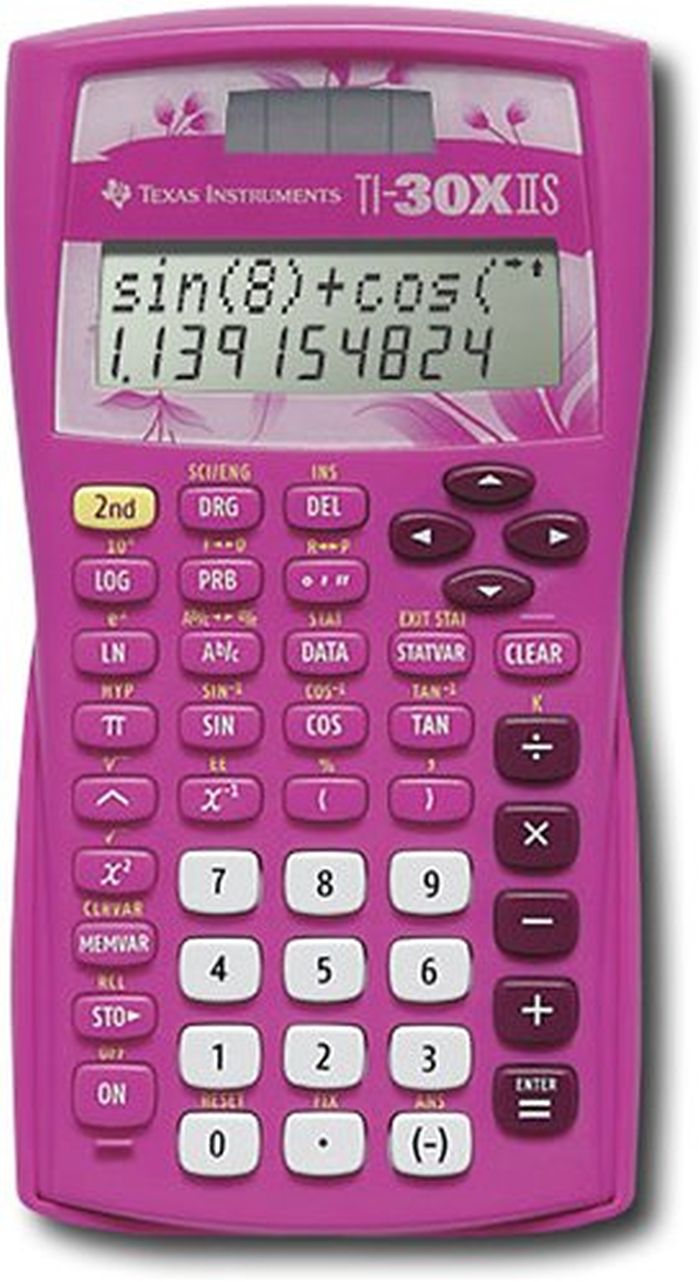 Texas Instruments TI-30X IIS Scientific Calculator - Pink — 4Surpluscity