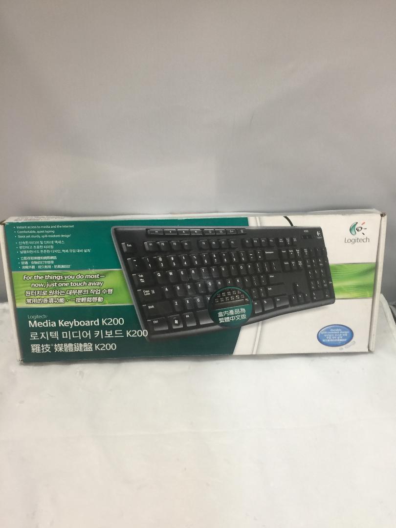 Logitech K200 Media Keyboard (ENGLISH/CHINESE) — 4Surpluscity