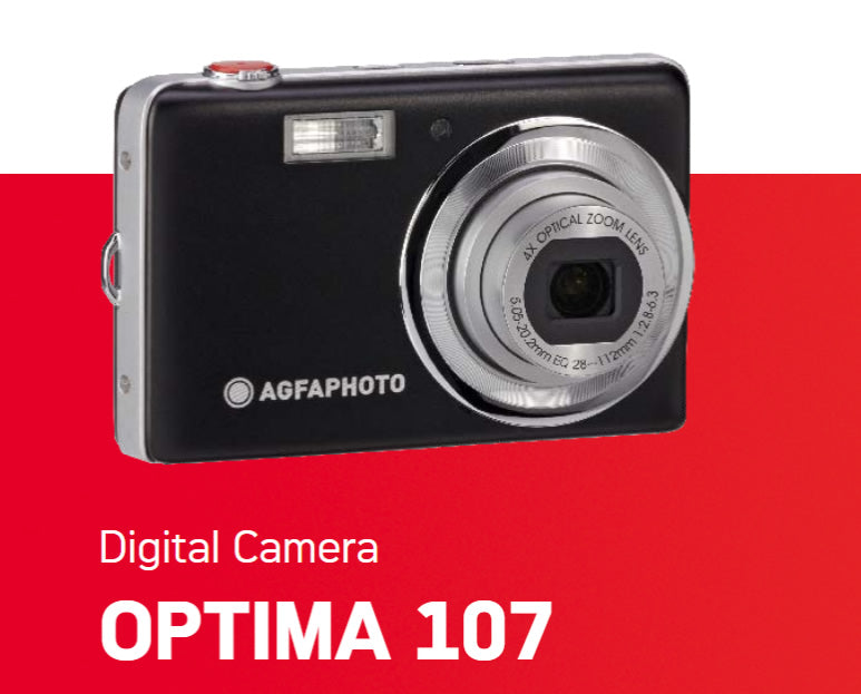AGFA Photo Optima 107 14MP 4X 3" Touch Screen Digital Camera — 4Surpluscity