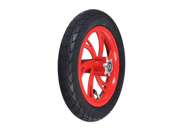 Front Wheel Assembly with Red Rim for the Jetson Bolt Electric Bike ...